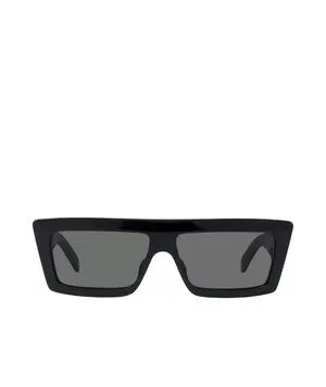 Celine Monochroms Rectangular Sunglasses - Black/gray