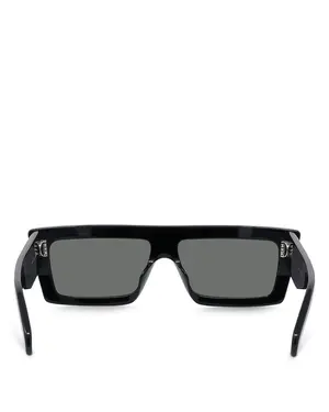 Celine Monochroms Rectangular Sunglasses - Black/gray