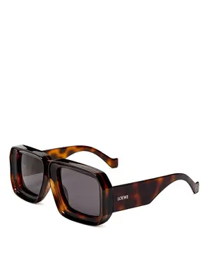 Loewe Loewe Paula's Ibiza Geometric Sunglasses Havana/gray Solid