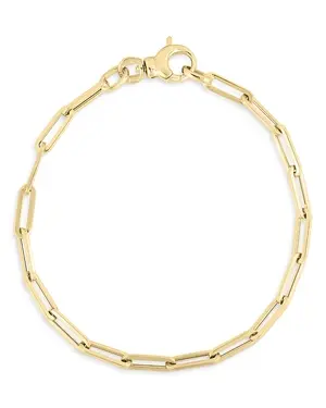 Roberto Coin 18k Yellow Elongated Link Chain Bracelet - Gold