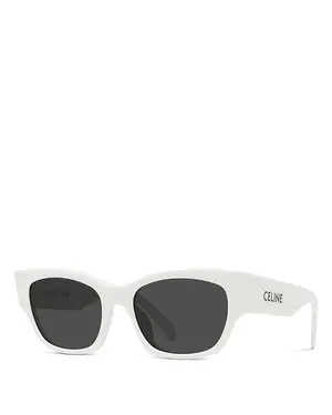 Celine Monochroms Cat Eye Sunglasses - Ivory/gray Solid