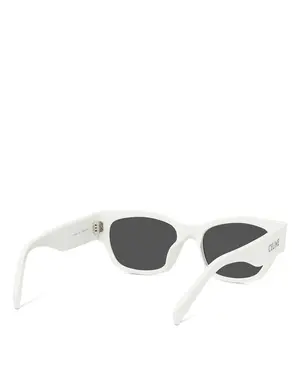 Celine Monochroms Cat Eye Sunglasses - Ivory/gray Solid