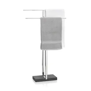 BLOMUS Menoto Stainless Steel Towel Stand - Silver