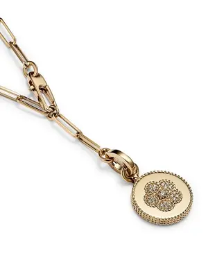Roberto Coin 18k Yellow Diamond Y Necklace