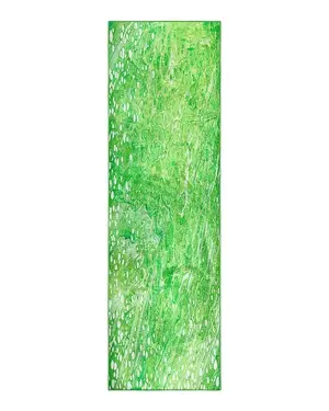 DALYN RUG COMPANY Kikiamo Kk5 Runner Area Rug, 2'3 X 7'6 - Lime-in/green