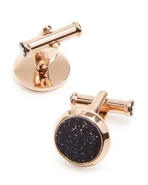 Montblanc Meisterstuck Goldstone Round Cufflinks - Gray