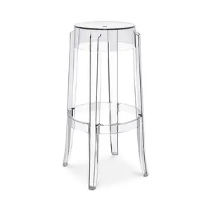 KARTELL Charles Ghost Chair, Set Of 2 - Crystal