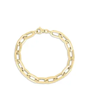 Roberto Coin 18k Yellow Oval Link Bracelet - Gold