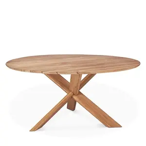 ETHNICRAFT Circle Outdoor Dining Table 54 - Teak