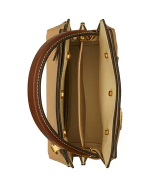 Tory Burch Lee Radziwill Petite Double Satchel - Ginger/gold