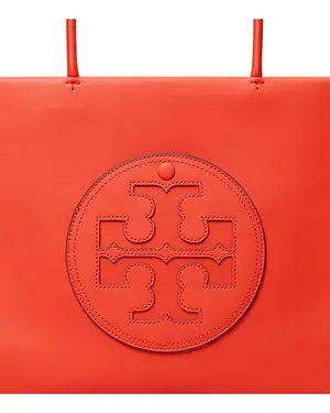 Tory Burch Ella Small Tote - Poppy Red