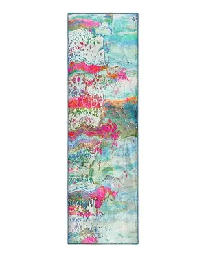 DALYN RUG COMPANY Kikiamo Kk2 Runner Area Rug, 2'3 X 7'6 - Blue/confetti