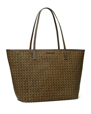 Tory Burch Ever Ready Tote With Pouch - Walnut/gold