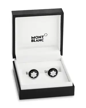 Montblanc Snowcap Cufflinks - Black/steel
