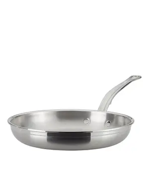 HESTAN Probond Forged 11 Professional Clad Stainless Steel Skillet - Silver