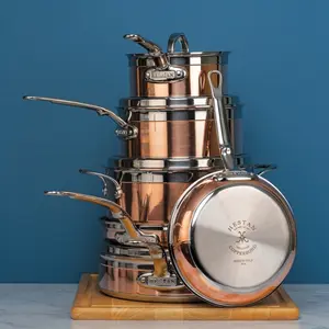 HESTAN Copperbond 10-piece Induction Cookware Set