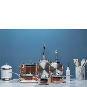 HESTAN Copperbond 10-piece Induction Cookware Set