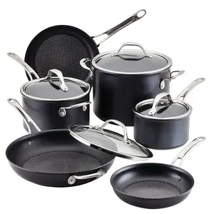 ANOLON X 10 Piece Cookware Set - Gray