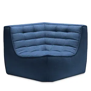 ETHNICRAFT N701 Sofa Corner Sectional - Blue