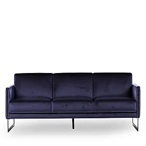 GIUSEPPE NICOLETTI Coco Velvet Sofa Dubai 3928 Blue - Titanium
