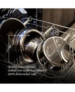 HESTAN Nanobond Molecular Titanium 4-quart Saucepan With Lid