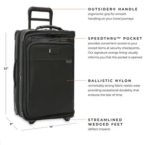 Briggs & Riley Baseline Tall Carry On 2 Wheel Garment Bag