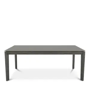 HUPPE Cloe 76 Dining Table - Anthracite Birch/ Cream