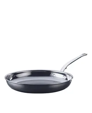 HESTAN Nanobond Molecular Titanium Stainless Steel 12.5 Skillet - Silver