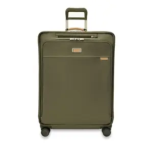 Briggs & Riley Baseline Large Expandable Spinner Suitcase - Olive