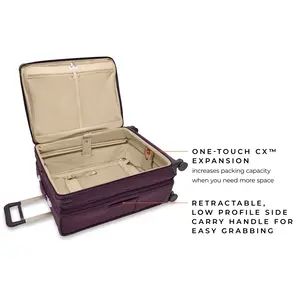 Briggs & Riley Baseline Large Expandable Spinner Suitcase - Plum