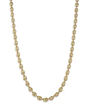 Bloomingdale'S 14k Yellow Puffed Mariner Link Chain Necklace - Gold
