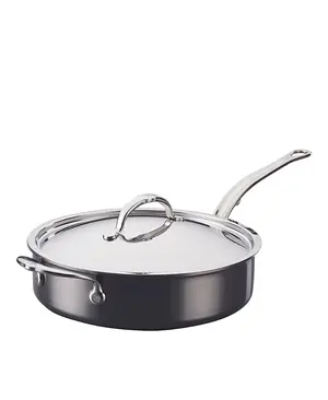 HESTAN Nanobond Molecular Titanium 3.5-quart Saute Pan With Lid - Silver