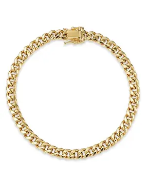 Bloomingdale'S Miami Cuban Link Chain Bracelet - Gold
