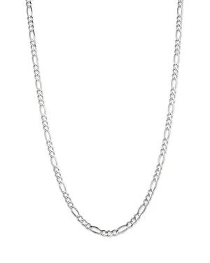 Bloomingdale'S Figaro Link Chain Necklace In 14k Gold - White