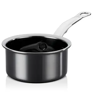HESTAN Nanobond Molecular Titanium 0.75qt Butter Warmer - Chrome