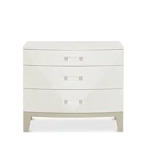 BERNHARDT Axiom Nightstand - Linear Gray