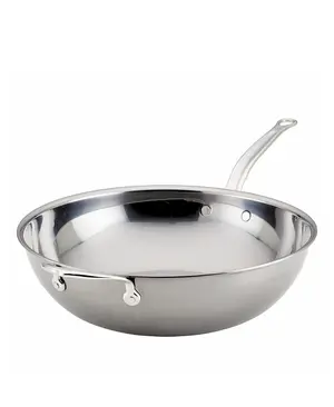 HESTAN Nanobond Molecular Titanium 14 Chefs Pan - Silver