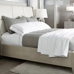 BERNHARDT Axiom Queen Bed - Linear Gray