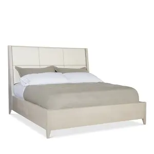 BERNHARDT Axiom Queen Bed White/gray