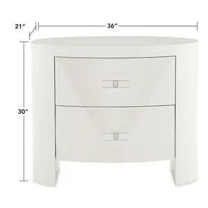 BERNHARDT Axiom Oval Nightstand