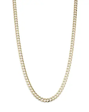 Bloomingdale'S 14k Yellow Comfort Curb Link Chain Necklace - Gold