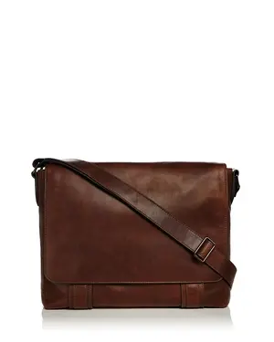 Frye Frye Logan Messenger Bag Dark Brown