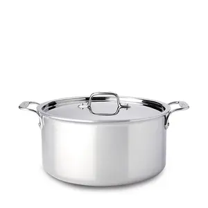 ALL-CLAD D3 Steel 8-quart Stock Pot With Lid - Stainless