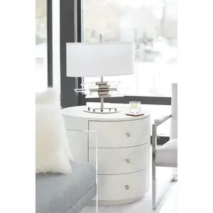 BERNHARDT Axiom Round Chairside Table