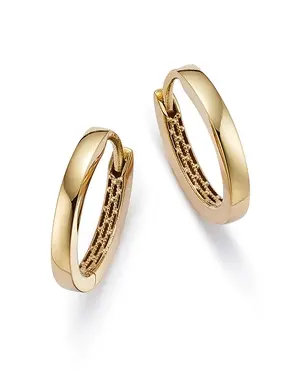 Bloomingdale'S Huggie Hoop Earrings - Yellow Gold