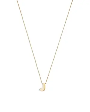 Bloomingdale'S Initial Pendant Necklace In 14k Yellow Gold - J