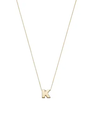 Bloomingdale'S Initial Pendant Necklace In 14k Yellow Gold - K
