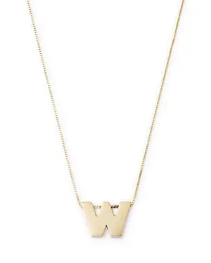 Bloomingdale'S Initial Pendant Necklace In 14K Yellow Gold W