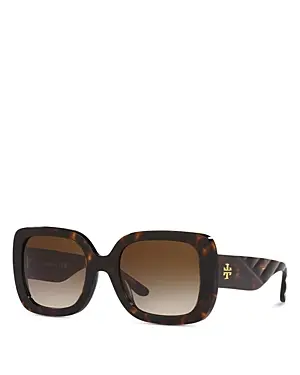 Tory Burch Butterfly Sunglasses, 54mm Tortoise/brown Gradient