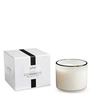 LAFCO Champagne 3-wick Candle, 30 Oz - White